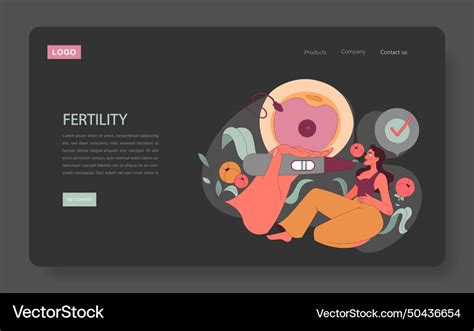 Fertility Concept Royalty Free Vector Image Vectorstock