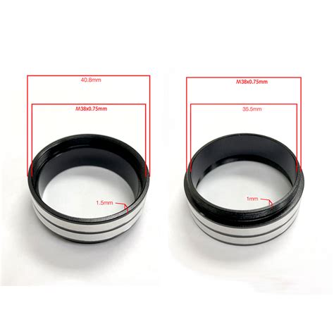 Metal Ring Light Adapter For Bausch And Lomb Microscopes 48mm Thread No