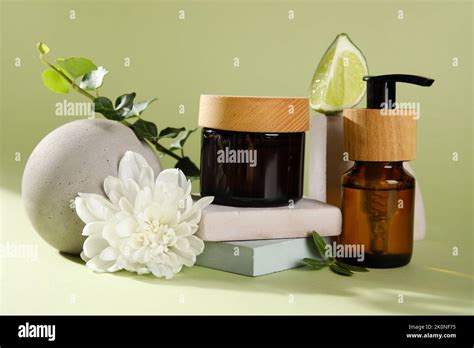 Composition With Natural Cosmetic Products Chrysanthemum Flower And