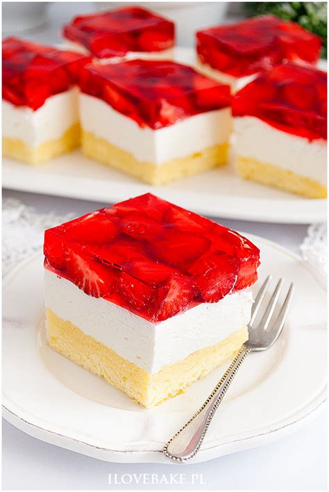 Ciasto Z Galaretką I Truskawkami Ilovebake Pl