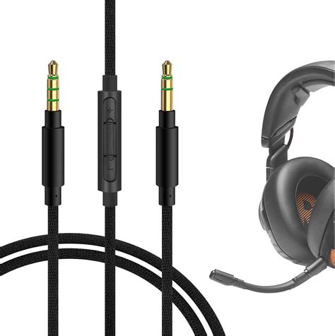 Amazon Com Geekria Audio Cable With Mic Compatible With Jbl Live Nc Headphones Cable Mm