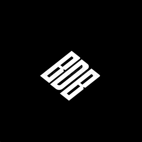 Diseño Del Logotipo De La Letra Bdb En Fondo Negro Stock De Ilustración Ilustración De