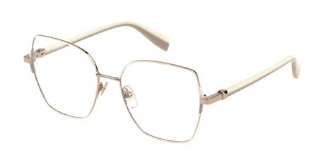 Furla Vfu726 02am Cat Eye Shiny Copper Goldwhite Eyeglasses Vision