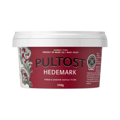 Pultost Hedemark Cheese 230g Traditional Norwegian Pultost