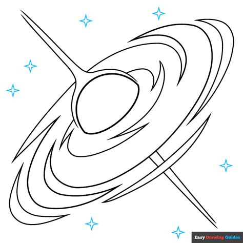 How To Draw A Black Hole Really Easy Drawing Tutorial