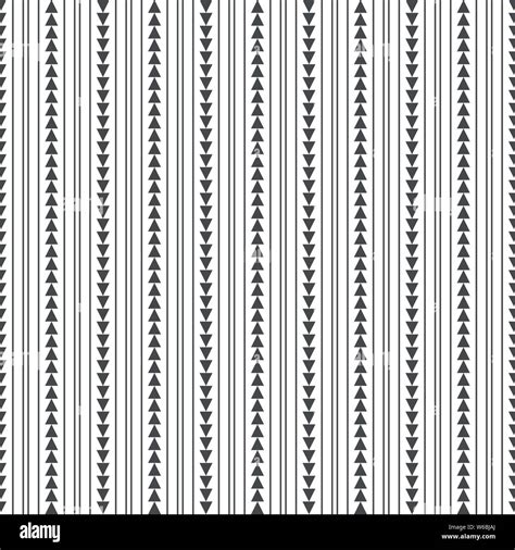 Vector Seamless Pattern Infinitely Repeating Modern Geometrical