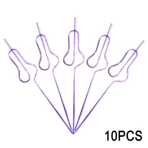 Quinlirra Back To School 10 Pcs Plastic Straws Reusable Drinking Straws