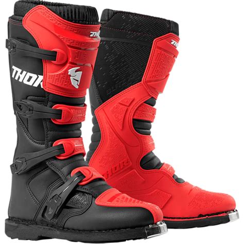 Thor Blitz Xp Red Black Boots · Motocard