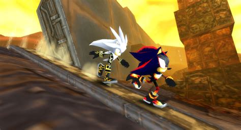 Sonic Rivals Press Screenshots Sonic Stadium