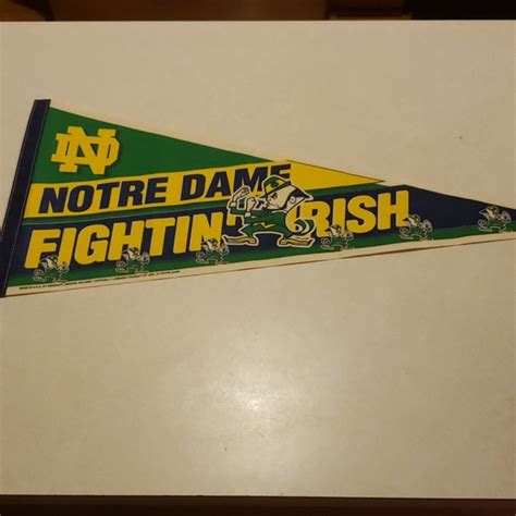 Wall Decor Notre Dame Fighting Irish Pennant Rare Poshmark