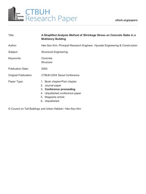 1642 A Simplified Analysis Method Of Shrinkage Stress On Concrete Slabs In A Multistory Building