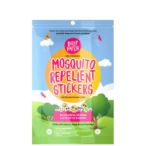 Buzz Patch Mosquito Repellant Patches 24 Per Pack
