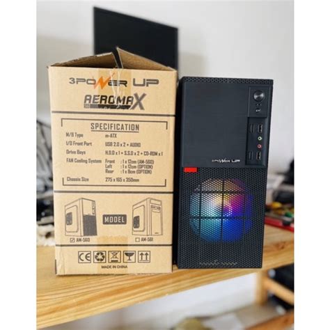 Jual Casing Cpu Standar Merk Powerup Include Powersuply Shopee Indonesia