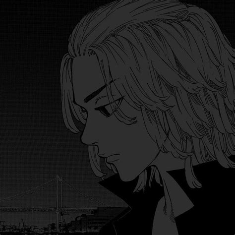 Manjiro Sano Dark Manga Icon Mikey Pfp Aesthetic Mikey Black