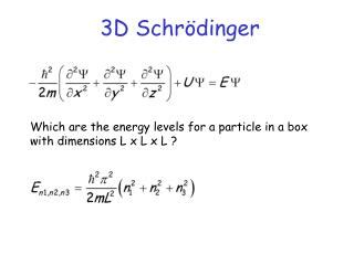 Ppt Schrödinger Equation Powerpoint Presentation Id6787632