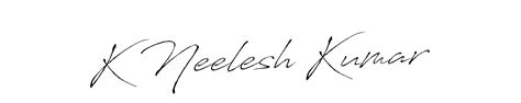 96 K Neelesh Kumar Name Signature Style Ideas Free E Sign