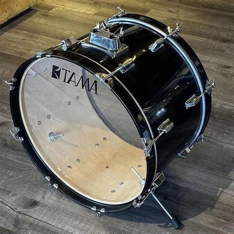 Used Gretsch Bass Drum 22x14 Black Wrap Fair Reverb