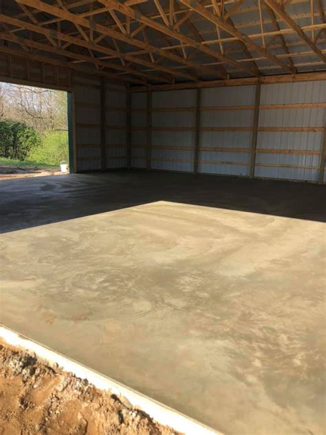 Pouring And Finishing Concrete Floors For Any Pole Barn