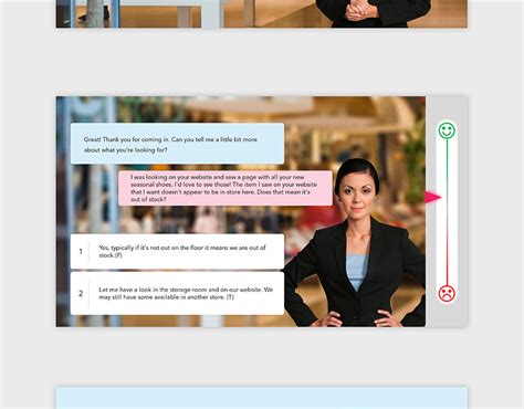 Branching Scenario Customer Interaction Behance