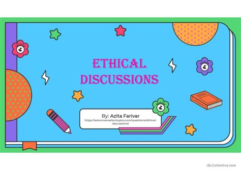 Ethics Free Discussion Session Disc English Esl Powerpoints