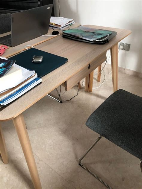 Oak Colored Desk Furniture And Home Living Furniture Tables And Sets On