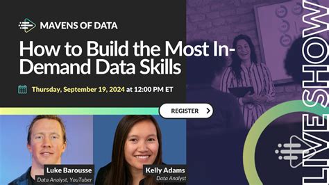 Thursday Luke Barousse And Kelly Adams Live