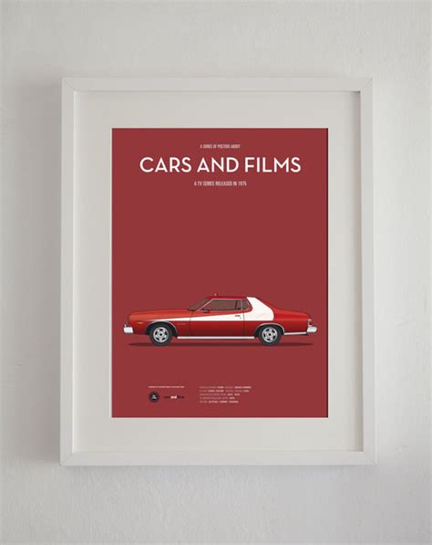 Starsky And Hutch Car Tv Series Poster Art Print Cars And Films Film