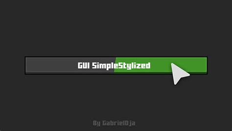 Gui Simplestylized Minecraft Resource Packs Curseforge
