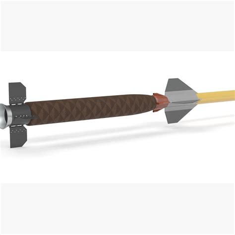 Pantsir S1 Two Stage Missile 57e6e 3d Model Download Cruise Missiles