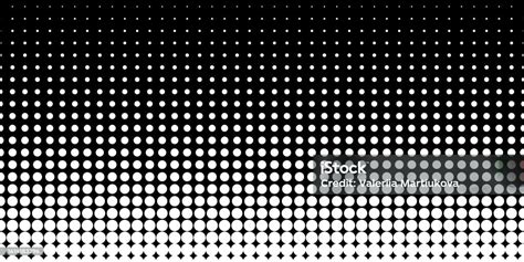 하프톤 도트 원활한 패턴 그라디언트를 페이드합니다 배경 점 포인트 노이즈 텍스처 오버레이 효과 그라데이션 불투명도 전환 폴카닷 부친 바둑판에 대한 스톡 벡터 아트 및 기타