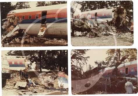 Archive Of 63 Photographs Of The Crash Of United Airlines Flight 173