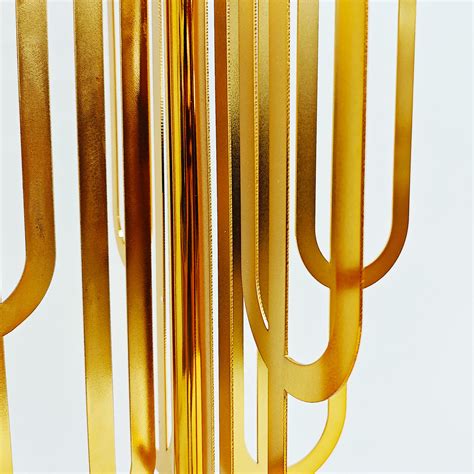 Set Of 2 Modern Floral Centerpiece Riser Tabletop Stand Gold Cv Linens™