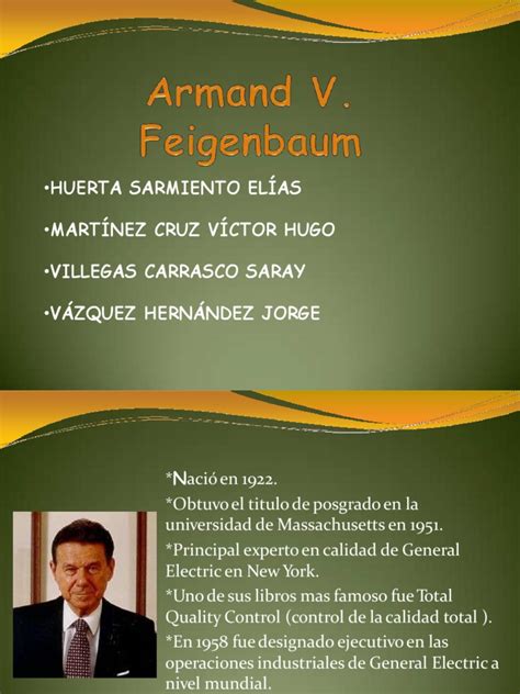Armand Feigenbaum Pdf Calidad Comercial Producción Y Fabricación