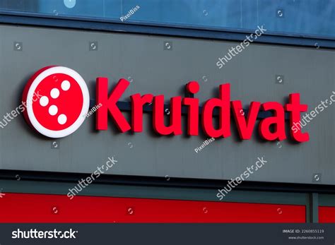 Kruidvat Logo Dutch Retail Pharmacy Drugstore Stock Photo