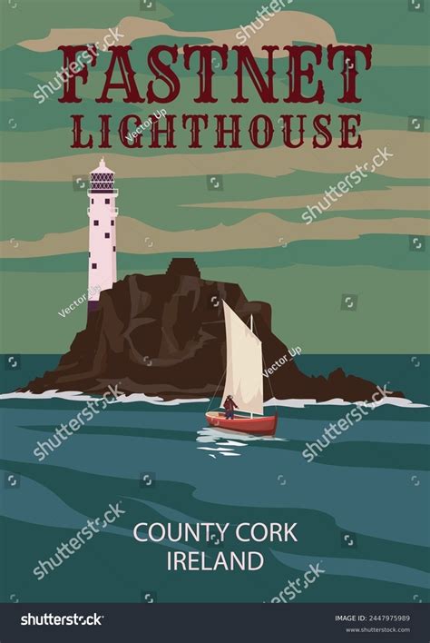 Fastnet Rock Lighthouse Over 2 Royalty Free Licensable Stock Illustrations And Drawings