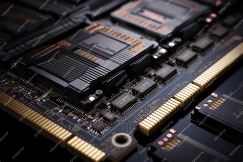 Exploring The Intricacies Of Modern Black Silver Motherboard Empty Ram Slots And Cuttingedge