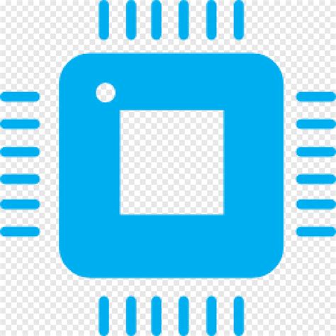 Microprocessor Central Processing Unit Computer Icons Integrated