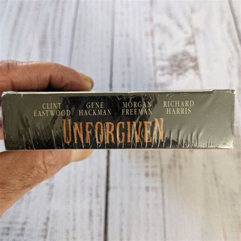 1992 Unforgiven Vhs 1996 Release Clint Eastwood Morgan Freeman Gene