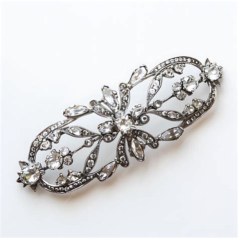 Daimond Barrette Isolated On White Background Premium Ai Generated Image