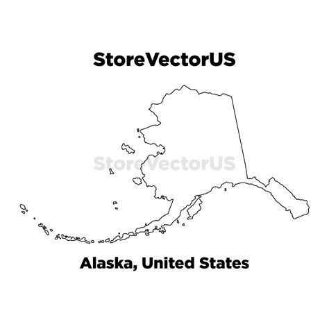 Alaska State Map Printable