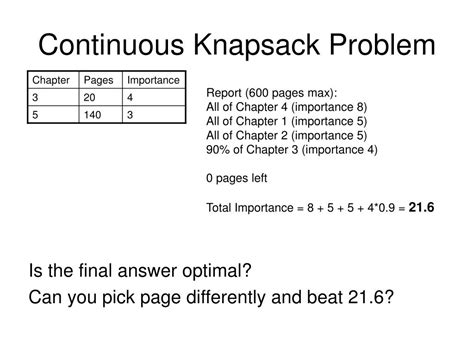 PPT Knapsack Problem Greedy Vs Brute Force PowerPoint Presentation ID