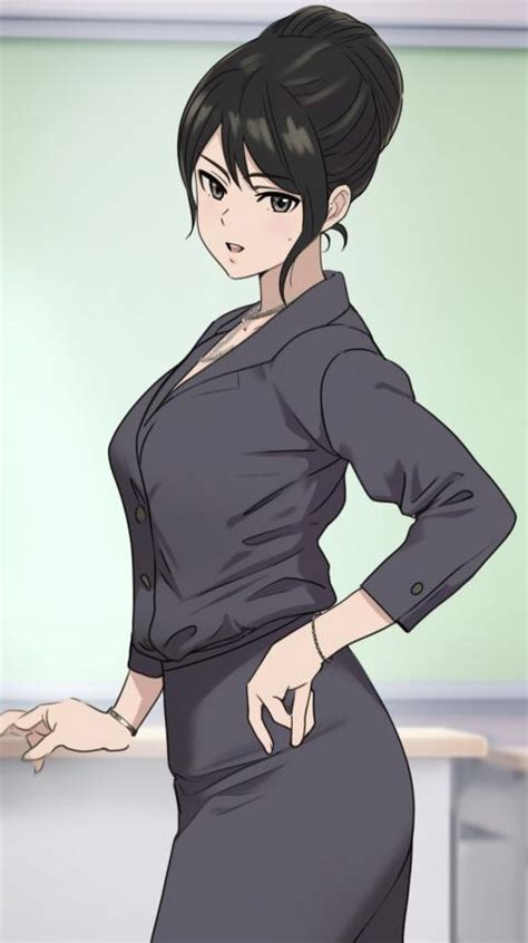 High School Anime Cute Women Teacher 1057 Photo 29303 Pixaii