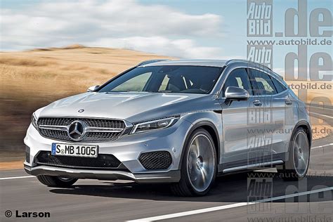 Mercedes Gla Coupe Crossover Rendering