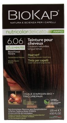 Biokap Nutricolor Delicato Rapid Teinture Pour Cheveux Coloration 6