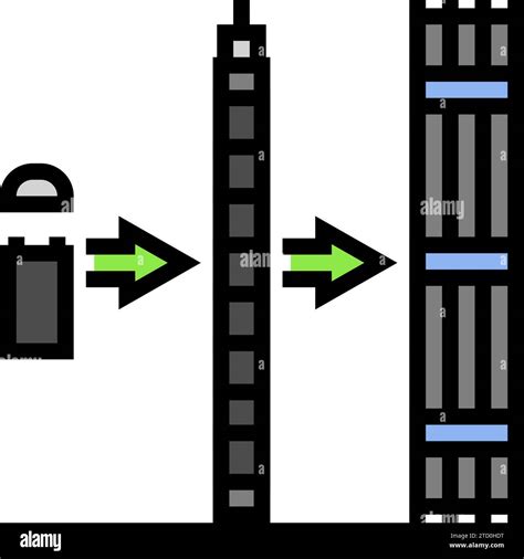 Fuel Assembly Nuclear Energy Color Icon Vector Illustration Stock Vector Image And Art Alamy