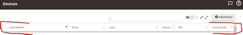 ui device and apps page could the headings remain in place when the