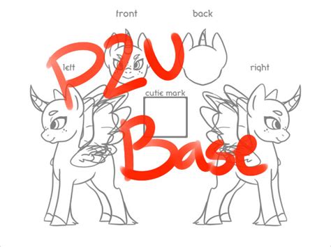 Mlp Ref Sheet Base [p2u] By Cottoncandydeer On Deviantart