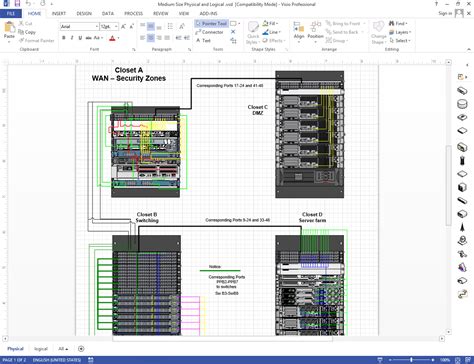 Visio Network Wiring Diagram Template