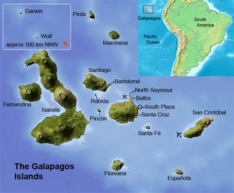 Îles Galapagos Map Îles Galapagos Quel Pays Uugik