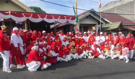 Meriahkan Hut Ri Warga Dufa Dufa Di Ternate Gelar Senam Bersama Cermat